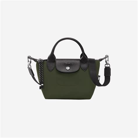 롱샴 르 플리아쥬 에너지 핸드백 Xs 카키 Longchamp Kream