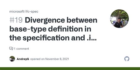 divergence between base type definition in the specification and ifc produced by msvc · issue