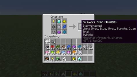Minecraft How To Craft A Firework