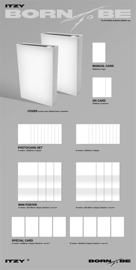 ITZY BORN TO BE PLATFORM ALBUM NEMO VER InterAsia