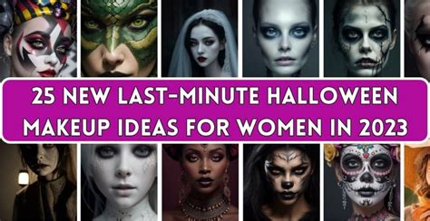 25 New Last Minute Halloween Makeup Ideas For Women In 2023