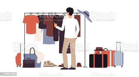 중고 상점 또는 벼룩 시장 장면 만화 플랫 벡터 일러스트 격리 가구에 대한 스톡 벡터 아트 및 기타 이미지 가구 가방 개념 Istock