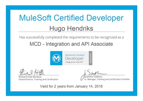 Mulesoft Certified Developer Integration And API Associate