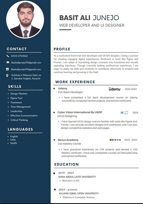 Basit Ali Junejo On Linkedin Uxuidesigner Frontenddeveloper