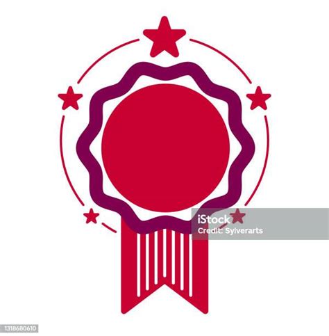 빈 벡터 빈티지 클래식 스타일 배지 고립 정품 보증 스티커 기하학적 간단한 엠블럼 또는 로고 디자인 프로젝트 또는 제품 라벨라운드 모양의 아이콘 1위에 대한 스톡 벡터 아트