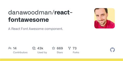 Github Danawoodmanreact Fontawesome A React Font Awesome Component