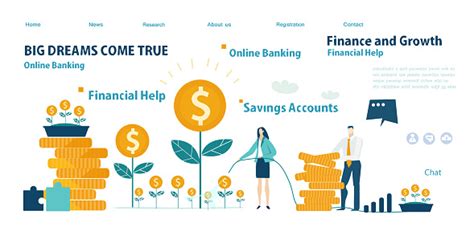 비즈니스 사람들은 투자를 증가시다 플랫 디자인 웹 사이트 또는 앱 페이지 템플릿 금융 서비스 은행 전략 계획 개발 비즈니스 솔루션 컨설팅 데이터 분석 개념에 대한 스톡 벡터