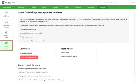 Deploying The Privilege Management Agent In Pam Securden Unified Pam Admin