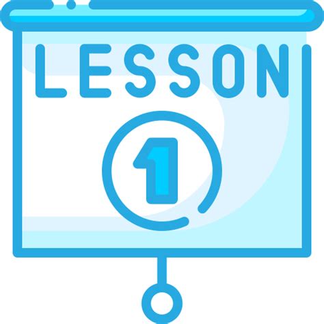 Lesson Icon Generic Blue