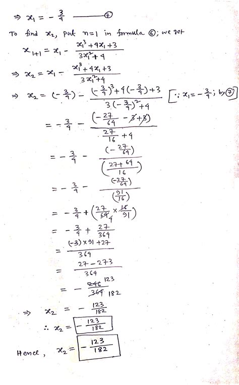 [solved] Use Newtons Method To Estimate The One Real Solution Of X