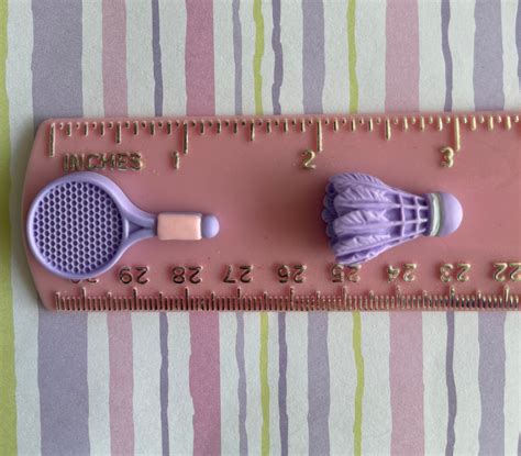 Mini Badminton Set Mini Tennis Racquet And Ball Doll Size Tennis