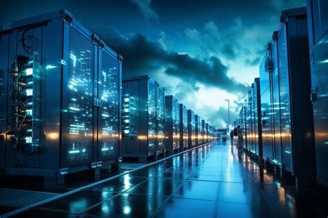 Premium Photo Distributed Energy Storage Network Integration