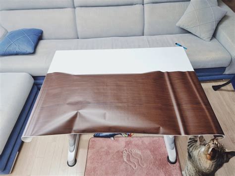 오래된 시트지로 책상 리폼 하고 다시 깔끔하게 사용 해보자 네이버 블로그