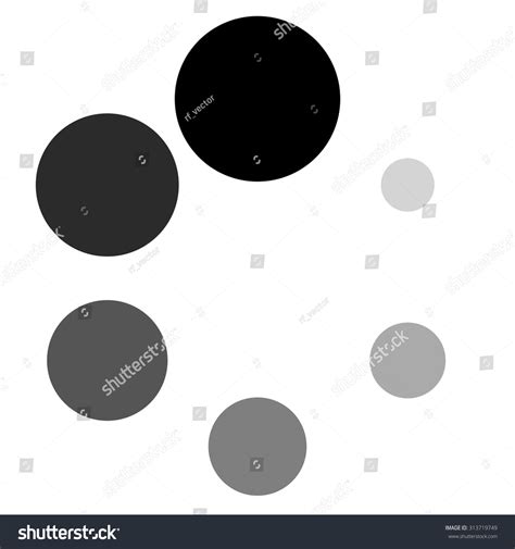 Dotted Progress Indicator Buffer Preloader Symbol Stock Vector Royalty Free