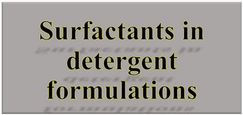 Alcohol Ether Sulfates Anionic Surfactants Surfactants