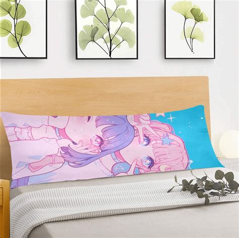 Anime Girls Body Pillow Cover Cute Kawaii Aesthetic Pink Xl Pillow