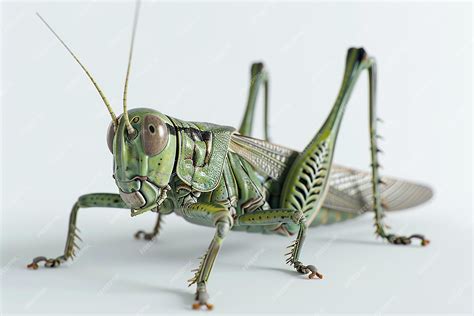 Premium Photo Creative 3d Rendering Of Grasshopper On White Background