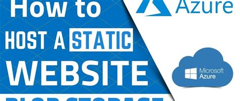 Host A Static Website On Microsoft Azure Blob Storage Dev Community