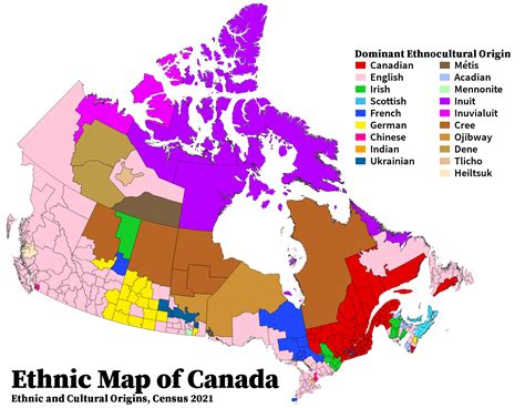 Ethnic Map Of Canada 2021 Rmapporn