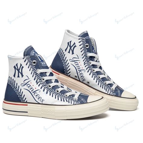 New York Yankees New High Top Canvas Shoes 32 Fashionspicex Shop