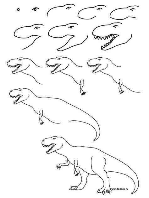 Pin by Sandra Lucía Rueda Uribe on APRENDIENDO A DIBUJAR Dinosaur