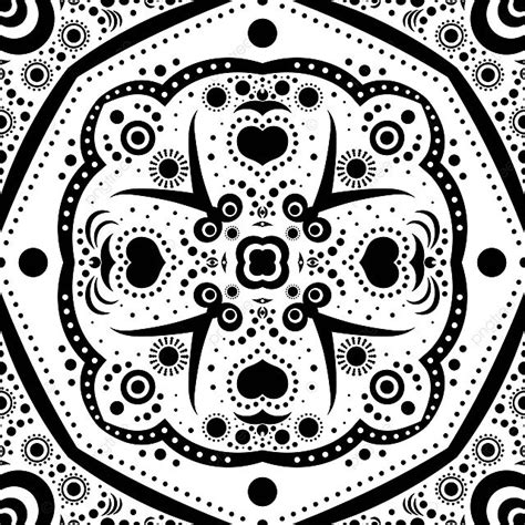 Abstract Seamless Pattern With Flowers And Dots Texture Repeat Scroll Vector Texture Repeat