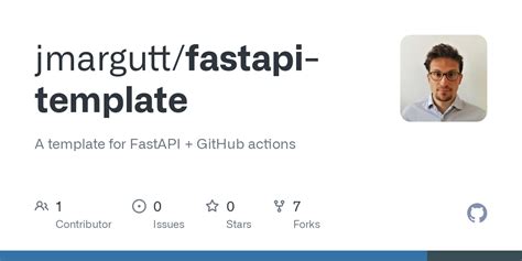 Github Jmarguttfastapi Template A Template For Fastapi Github Actions