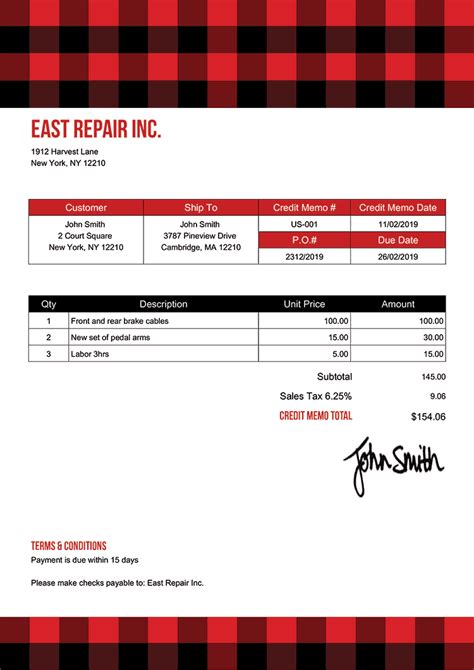 Credit Memo Templates Quickly Create Credit Memos