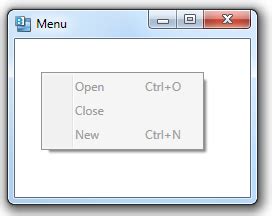 No Need To Set Header Property For Menuitem When Using Commands