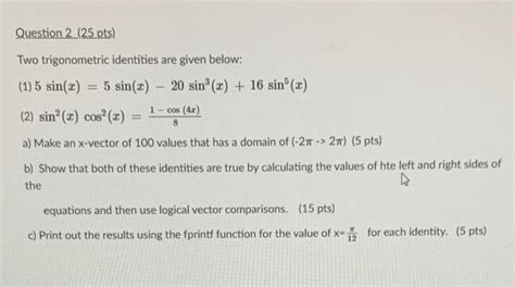 Solved Using The Program Matlab Make This Question Into A