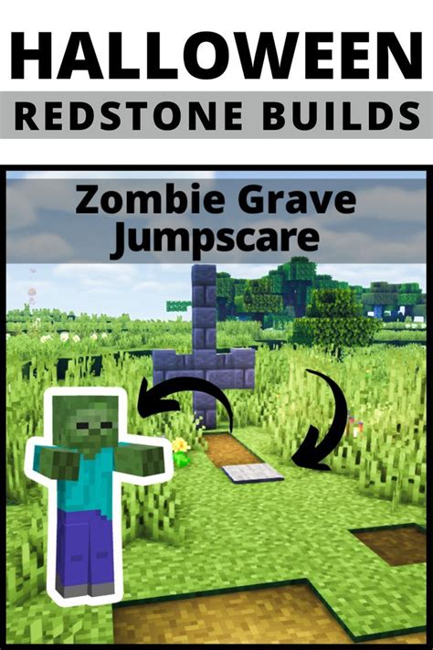 Minecraft 2 Redstone Build Hacks For Halloween Jump Scares In Minecraft