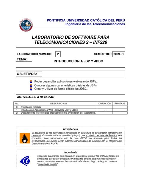 Guía Jsp Jdbc Pdf Páginas Del Servidor Java Java Lenguaje De