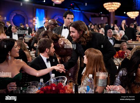 Catherine Zeta Jones Left And Christian Bale At The 68th Annual