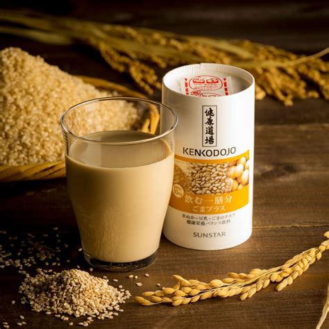 サンスター 健康道場 飲む一膳分 ごまプラス 160g × 30本入り セサミン 食物繊維 カルシウム ケース売り Ss0008