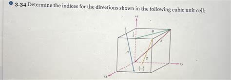 Solved 3 27 ﻿sketch A Tetragonal Unit Cell And Within That