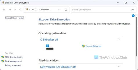 Microsoft Bitlocker Feature In Windows 11 10