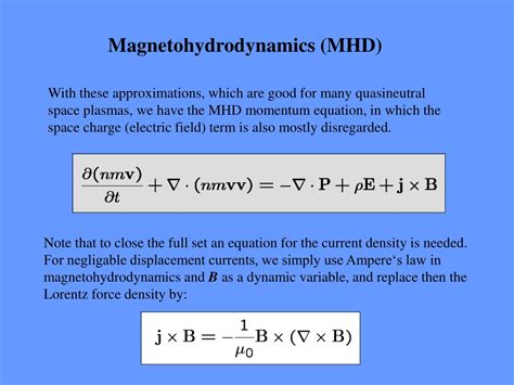 Ppt Fluid Equations Magnetohydrodynamics Powerpoint Presentation Free Download Id9391315