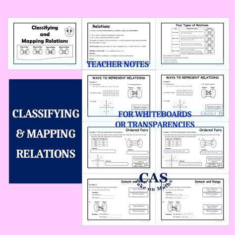 Functions Classifying And Mapping Relations Workbook Made By Teachers