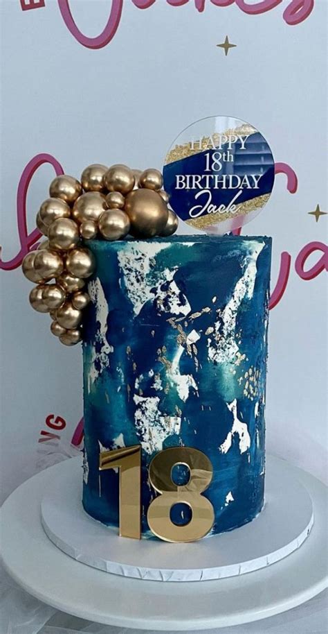 18th Birthday Cake Ideas For A Memorable Celebration Blues And Sea