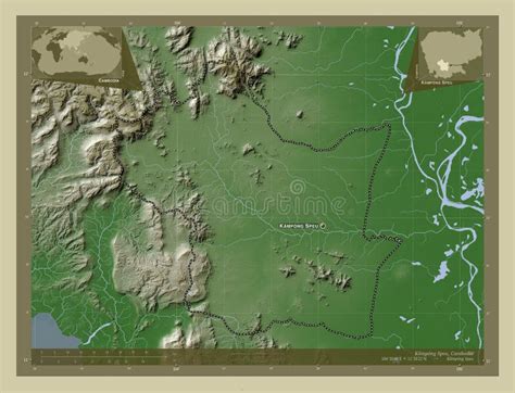 Kampong Speu Cambodia Wiki Labelled Points Of Cities Stock Image Image Of Land Outline