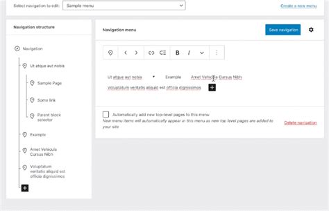 Navigation Editor A Brief Bug List · Issue 24760 · Wordpress