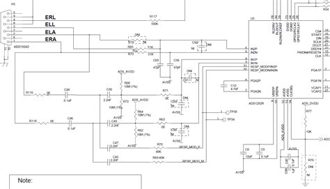 Check The Schematic Of ADS X XECG FE Demo KIT Data Converters Forum Data Converters TI E E