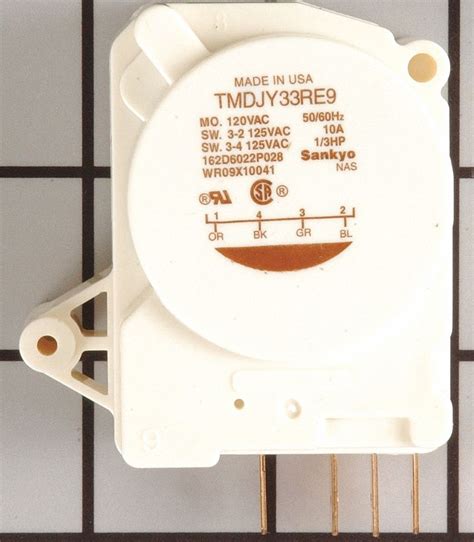 Ge Mfr Part Wr09x10041 Refrigerator Defrost Timer 58nt95wr09x10041 Grainger