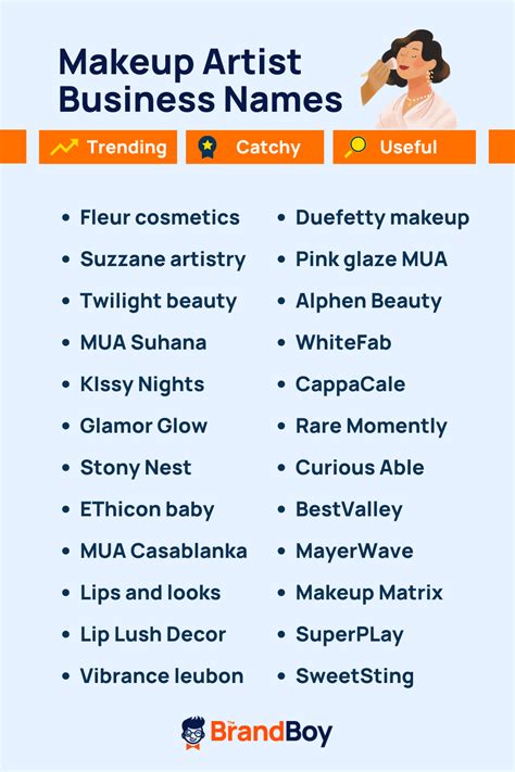Catchy Makeup Names Catchy Makeup Names
