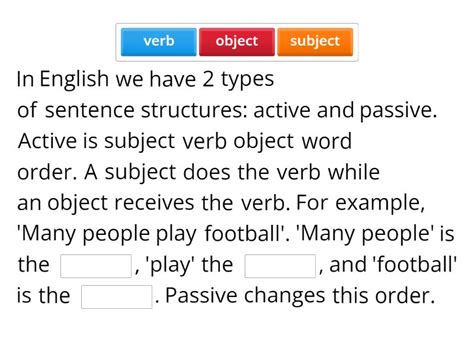 Passive Explained Completa La Oración