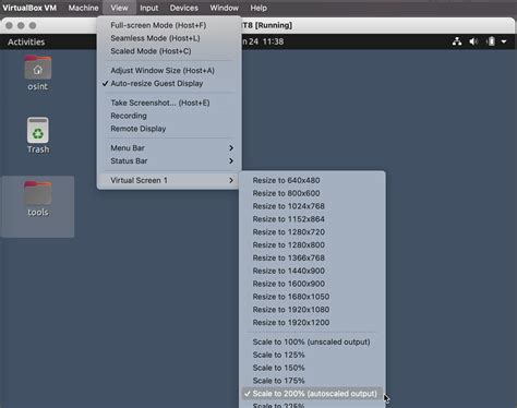 VirtualBox Screen Issues IntelTechniques Blog