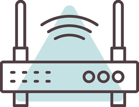 Wifi Router Line Shape Colors Icon 38173971 Vector Art At Vecteezy