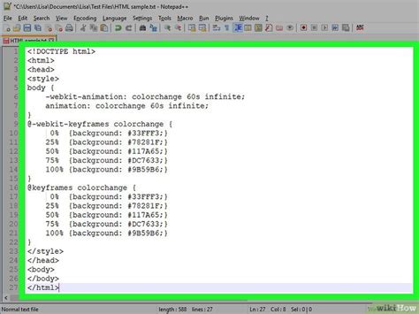 Formas De Configurar Cores De Fundo Em HTML WikiHow