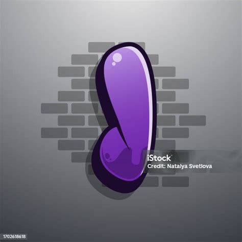 Letter J Graffiti Alphabet Bubble Graffiti Letters Purple Uppercase Letters With Drips And Spray