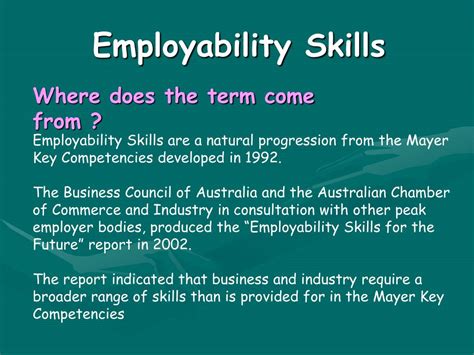 PPT Employability Skills PowerPoint Presentation Free Download ID 4647919